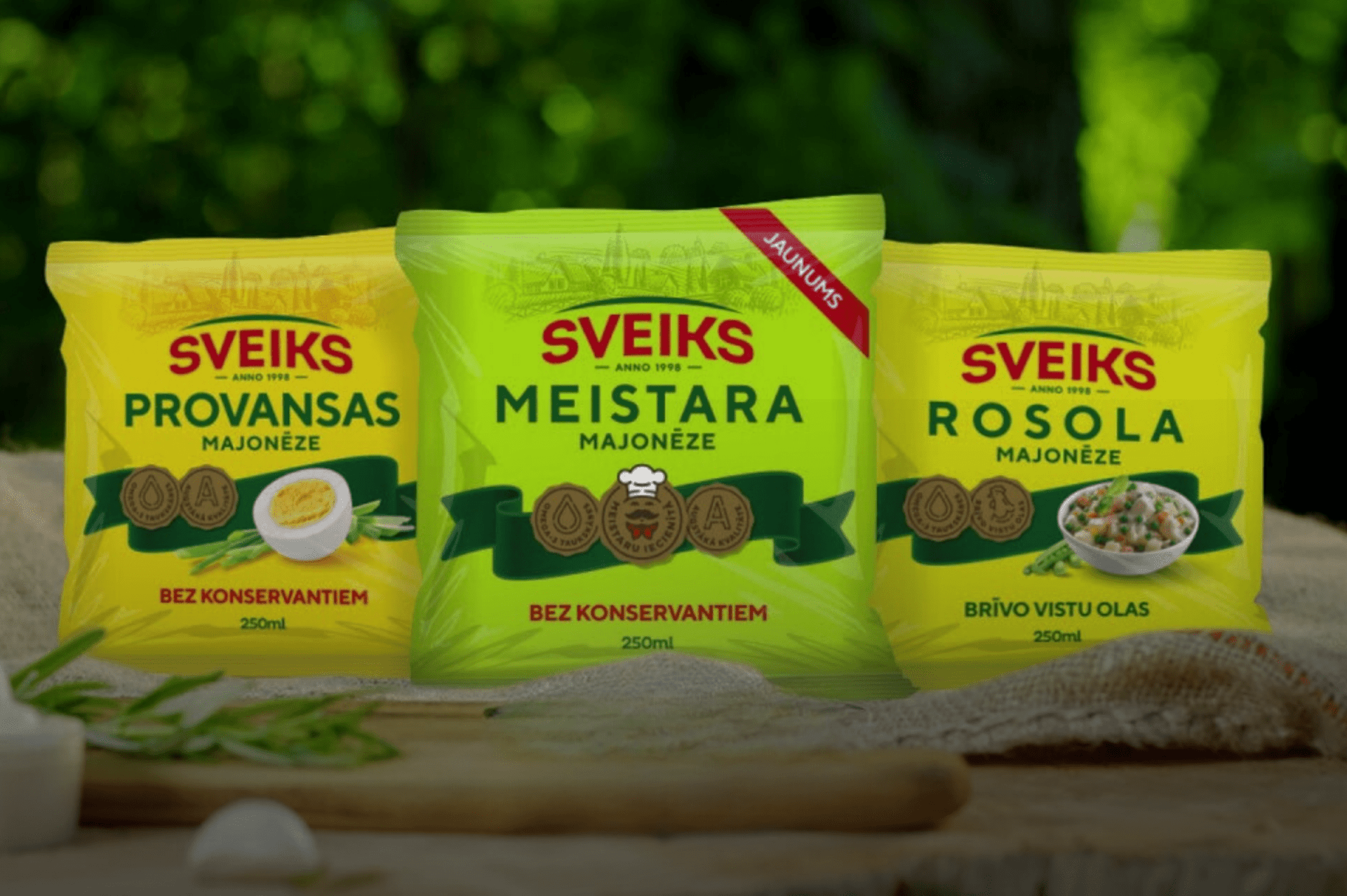 Mūsu darbi | "Sveiks" majonēze un iebiezinātais piens